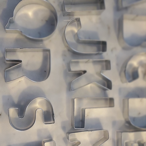 R&M | Kitchen | Abc Alphabet Cookie Cutters | Poshmark